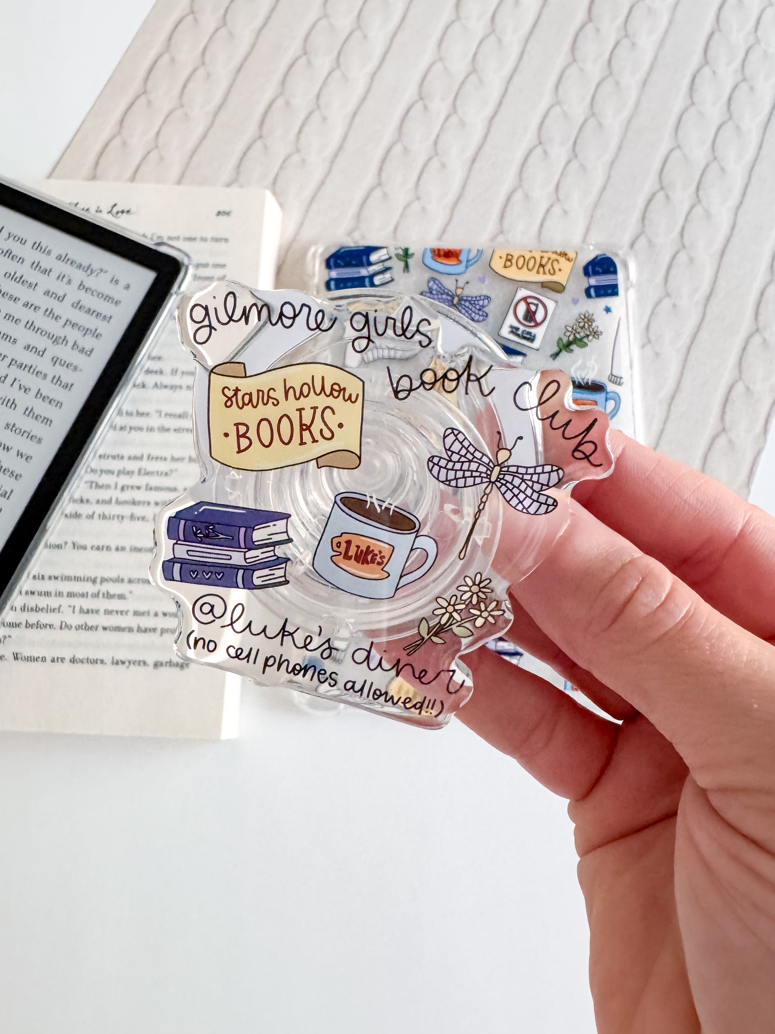 G.G. Book Club MagSafe Phone & E-Reader Grip – Bookish Phone Accessory ...