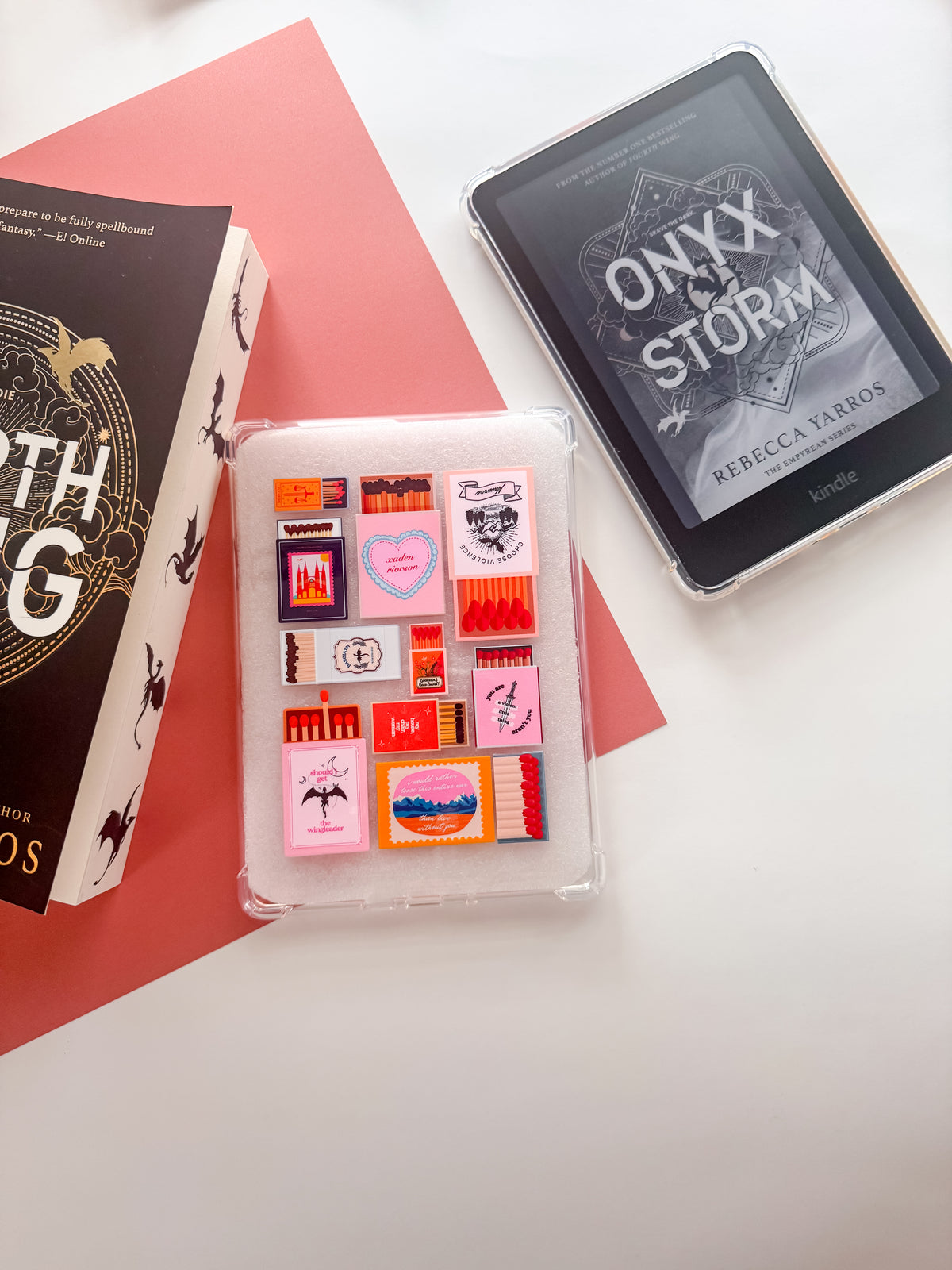 4W Match Box E reader Case | Bergamot & Sunshine
